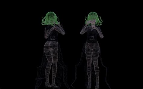 3dsmax Biped Model One Punch Man Tatsumaki Cosplay By Zoocroslab