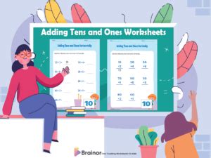 Adding Tens And Ones Worksheets Free Pages