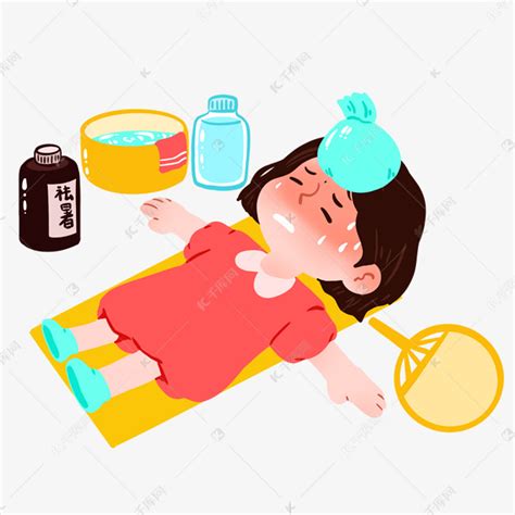 中暑女孩素材图片免费下载 千库网
