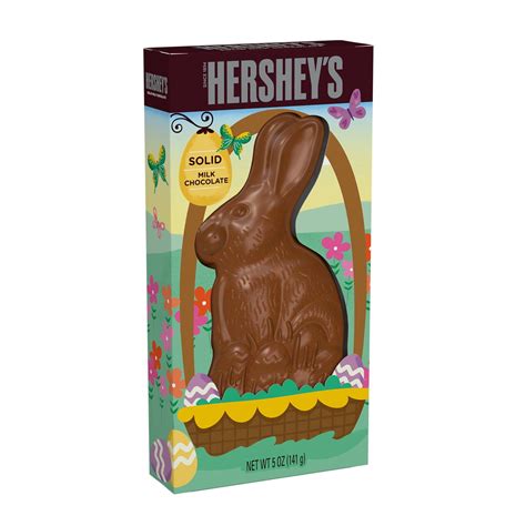 Hersheys Solid Milk Chocolate Easter Bunny T Box 5 Oz