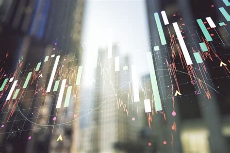 사무실 건물 배경 외환 및 투자 개념에 대한 추상적 인 재무 그래프의 다중 노출 다중 노출에 대한 스톡 사진 및 기타 이미지 다중 노출 스카이라인 0명 Istock