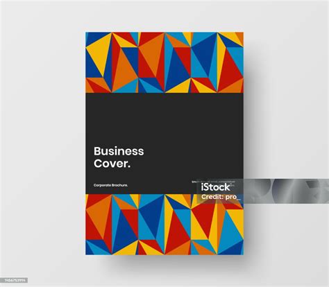 깨끗한 모자이크 육각형 회사 표지 템플릿입니다 프리미엄 프리젠 테이션 벡터 디자인 그림입니다 0명에 대한 스톡 벡터 아트 및 기타 이미지 Istock