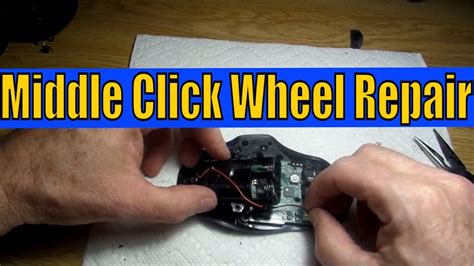 How To Repair The Middle Click Wheel On Your Wireless Gaming Mouse Youtube