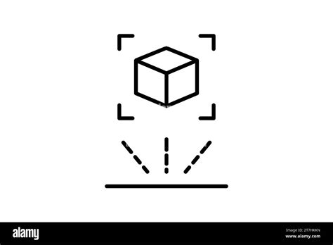 Augmented Reality Icon Icon Related To 3d Artificial Intelligence Line Icon Style Simple