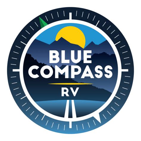 Blue Compass Rv Logo Png Vector Ai Free Download