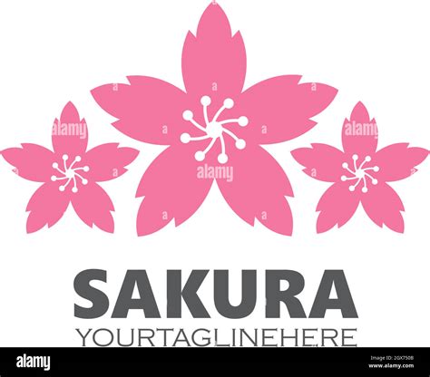 Sakura Flower Vector Illustration Design Stock Vector Image And Art Alamy