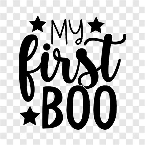 Premium Vector My First Boo Svg