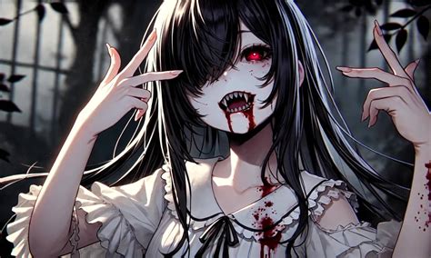 Anime Horror Girl Singing By I Lovefantasy On Deviantart