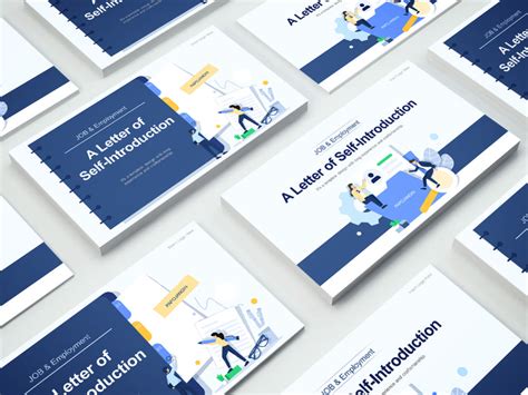 자기소개서 Ppt 템플릿313 포트폴리오 취업 면접 깔끔한 디자인 파포장인 스토어