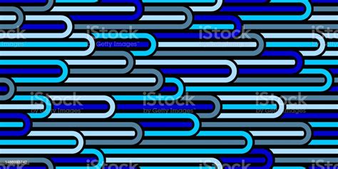 원활한 라인 패턴 스트립 기하학적 벡터 추상 배경 선형 스트라이프 그물 광학 미로 웹 네트워크 블루 컬러 디자인 강렬하고 밝은 색상에 대한 스톡 벡터 아트 및 기타 이미지