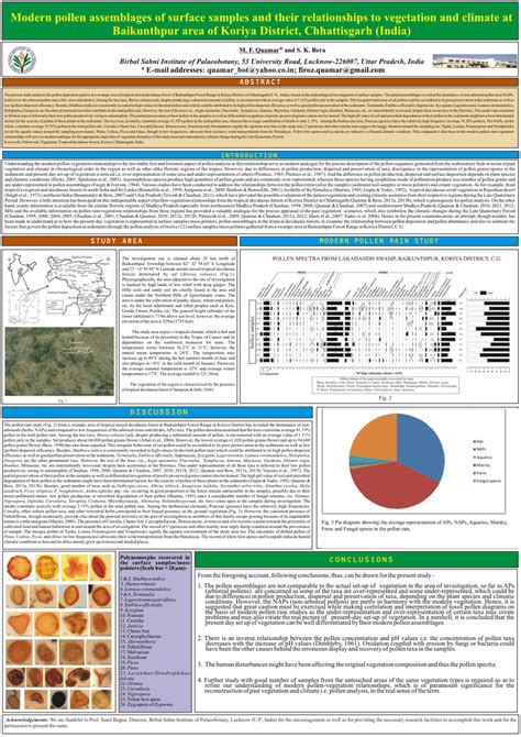 Pdf Modern Pollen Assemblages Of Surface Samples And Their