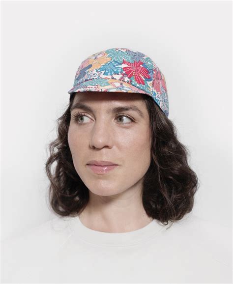 Rapha Liberty London Mauvey Cycling Cap Modelled By Emily