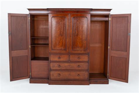 Victorian Wardrobe Mahogany Gentlemans Closet 1860 For Sale At 1stdibs