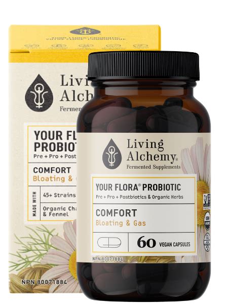 Your Flora Comfort 60 Caps Living Alchemy Ave Maria Health