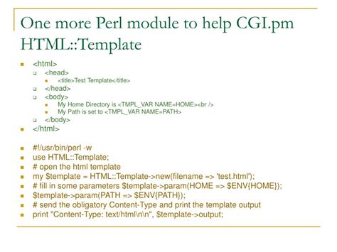 Ppt Perl Modules Powerpoint Presentation Free Download Id4237195