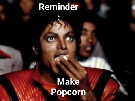 Michael Jackson Eating Popcorn Meme Generator Piñata Farms The Best