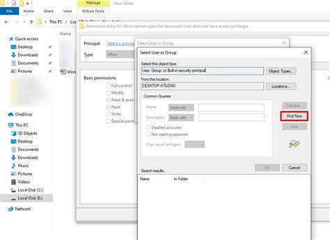 Fixed Word Cannot Open The Document User Does Not Have Access Privileges