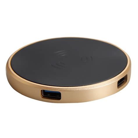 Usb Hub With Wireless Charger Usb 2 0 Docking Stat Vicedeal