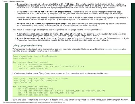0506 Django Web Framework For Pythonpdf