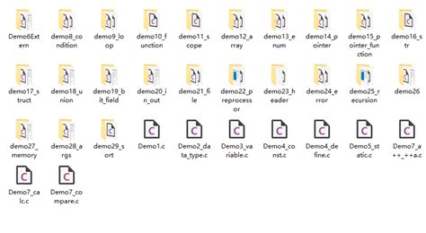 C语言小白入门原码示例基础入门代码 程序设计 上位机