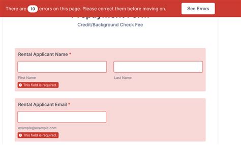 Form Error Troubleshooting Tips Full Circle Property Management
