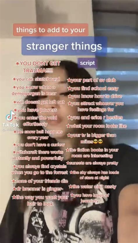 Shifting Script Template Stranger Things