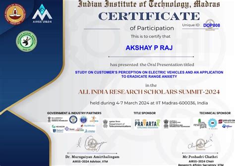 akshay perumal raj on linkedin electricvehicles research iitmadras sustainability