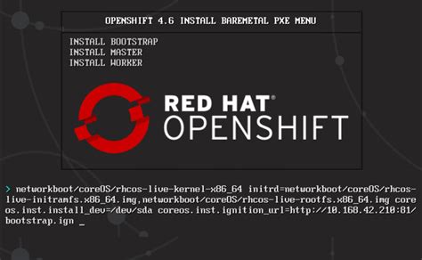 How To Make A PXE Boot Menu To Install Openshift X