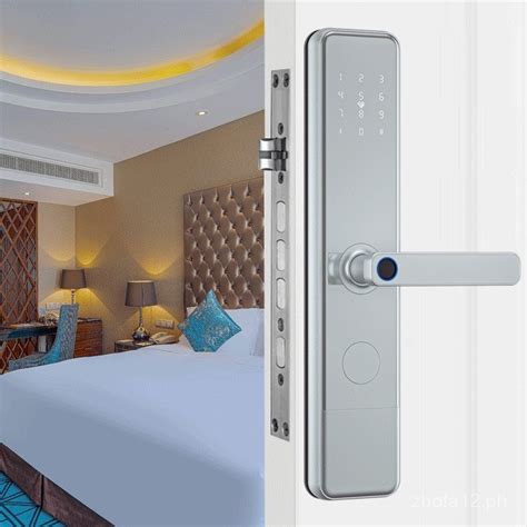 Apartment Security Door Lock Fingerprint Password Lock Hotel Magnetic