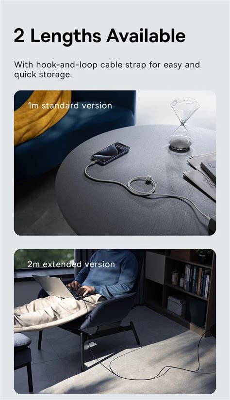 Baseus Cable Type C Reinforced Connectors Anti Break Design