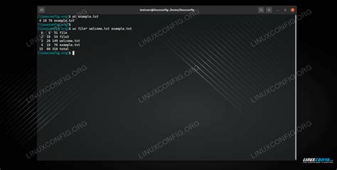 Wc Command In Linux With Examples Linux Command Line Tutorial