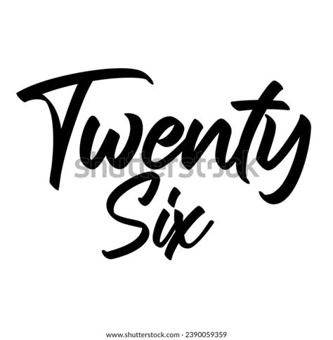 twenty six handwritten lettering script written stock vector royalty free 2390059359