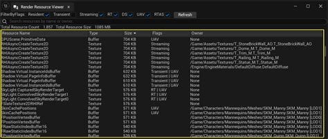 Render Resource Viewer In Unreal Engine Unreal Engine 56