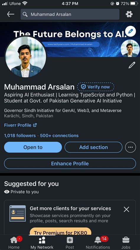 Muhammad Arsalan On Linkedin Im Excited To Announce That Ive Reached 1000 Followers On Linkedin