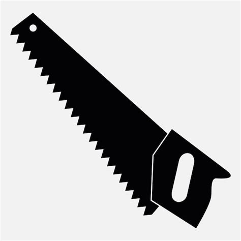 Premium Vector Wood Saw Vector Icon