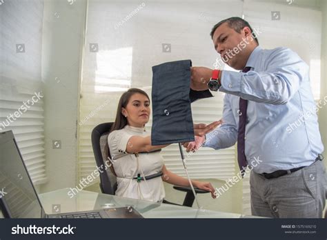 Woman Man Polygraph Test Measuring Devices Stock Photo 1575169210 Shutterstock