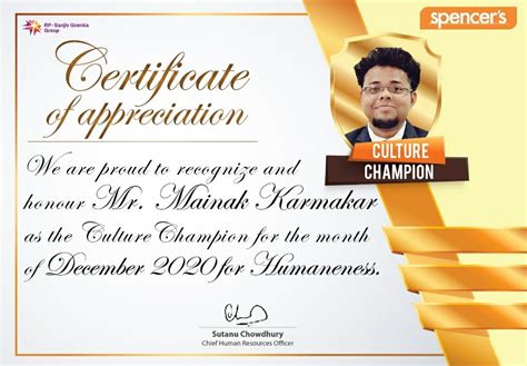 Mainak Karmakar On Linkedin Thank You Spencers Retail