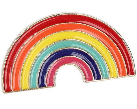 Rainbow Multi Metal Enamel Pin Cap Pins Accessory