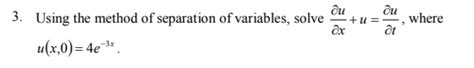 solved ди 3 using the method of separation of variables