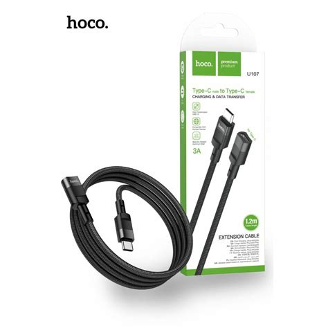 Hoco U107 USB C To USB C Extension Cable 1 2m M L Computers Technology