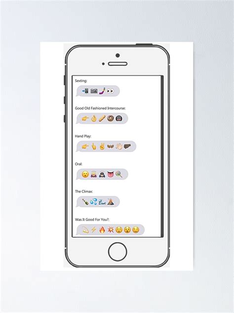 Sexting Code Poster For Sale By ApeShift Redbubble