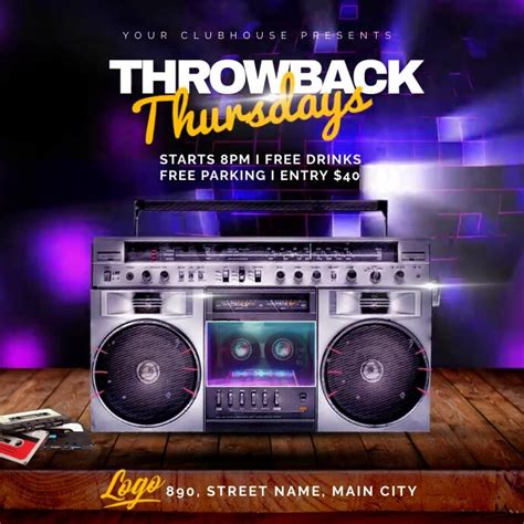 Throwback Thursday Template Postermywall
