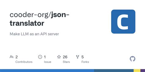 Github Cooder Orgjson Translator Make Llm As An Api Server