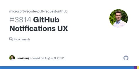 Github Notifications Ux · Issue 3814 · Microsoftvscode Pull Request