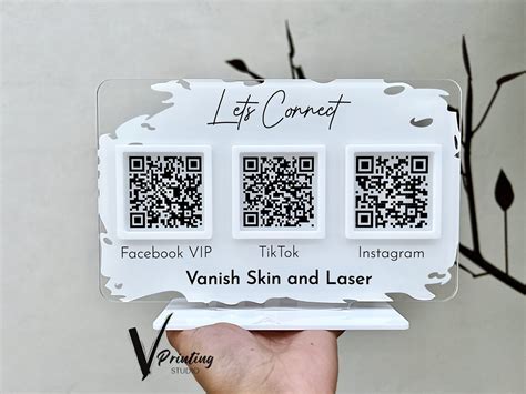 QR Code Payment Scan Sign Scan To Pay Sign Salon Etsy