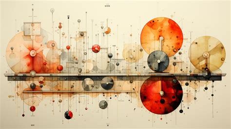 Variable Data Analysis Watercolor Image Premium Ai Generated Image