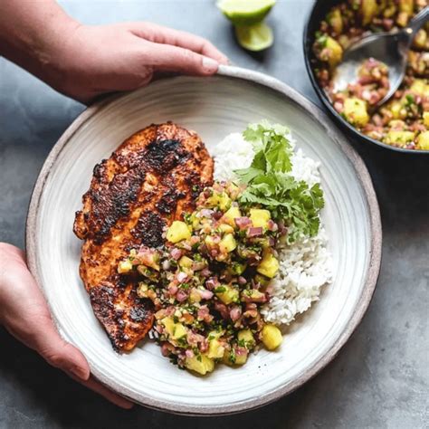 Caribbean Jerk Chicken With Pineapple Salsa A Tropical Delight What