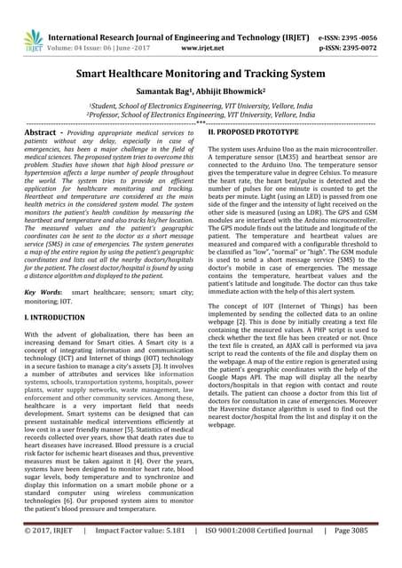 Patient Monitoring System Using Iot Pdf