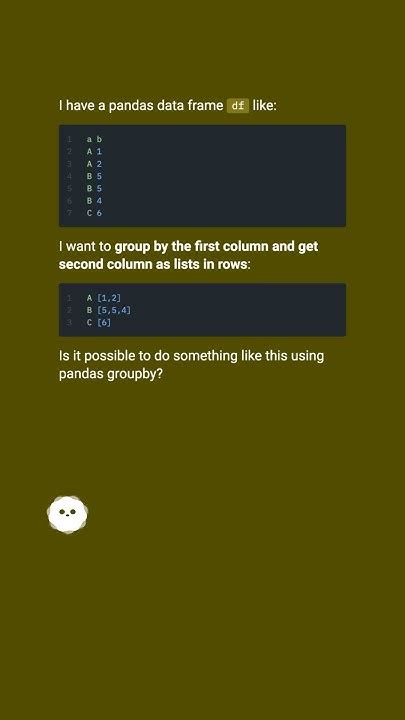 How To Group Dataframe Rows Into List In Pandas Groupby Shorts Youtube