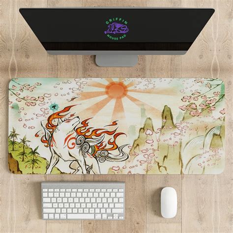 Okami Mouse Pad Different Sizes Personalized Printing Gaming Mouse Pad Customized Mouse Pad